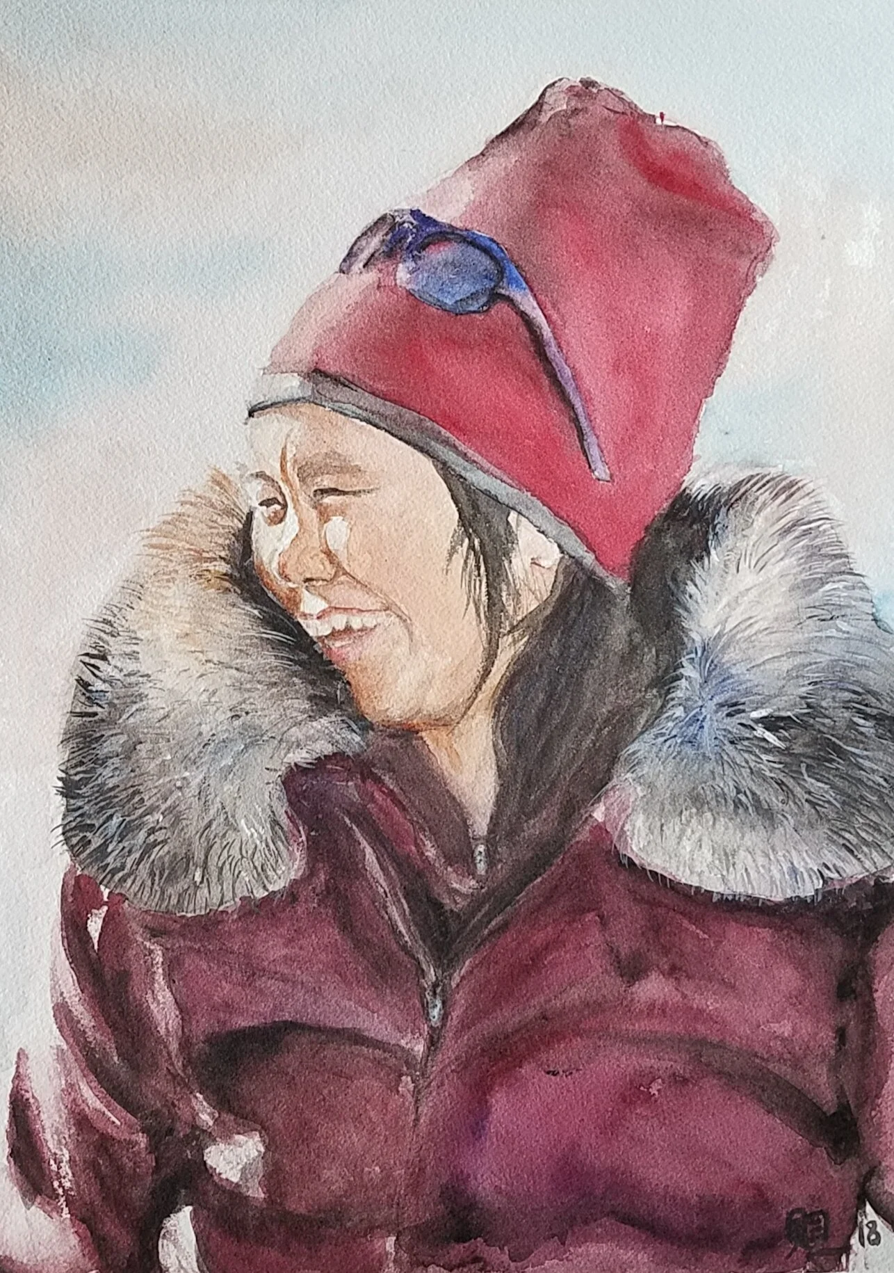 custom portraits watercolor and acrylic — Yi Lin Pei