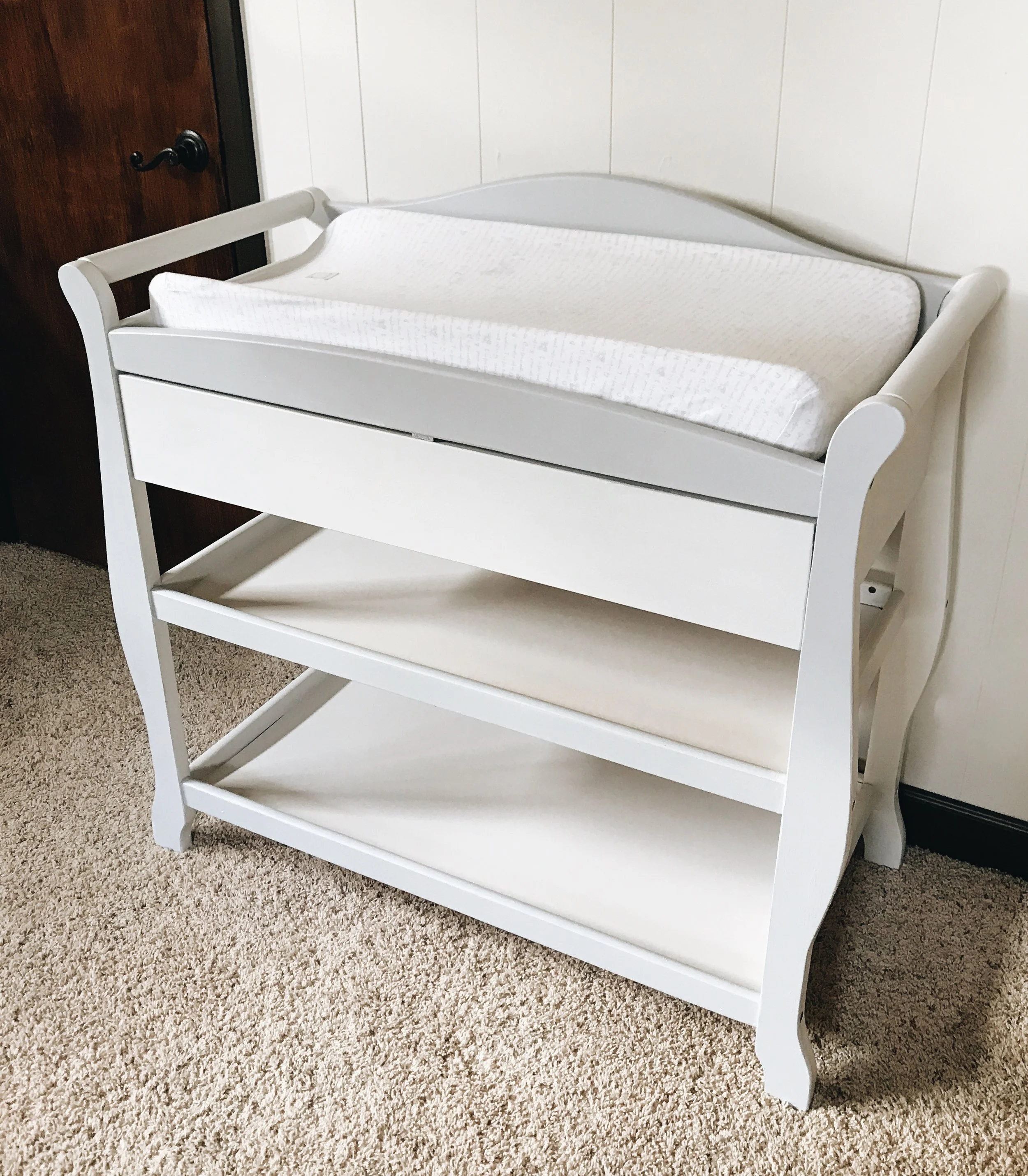 DIY Changing Table Makeover — First Thyme Mom