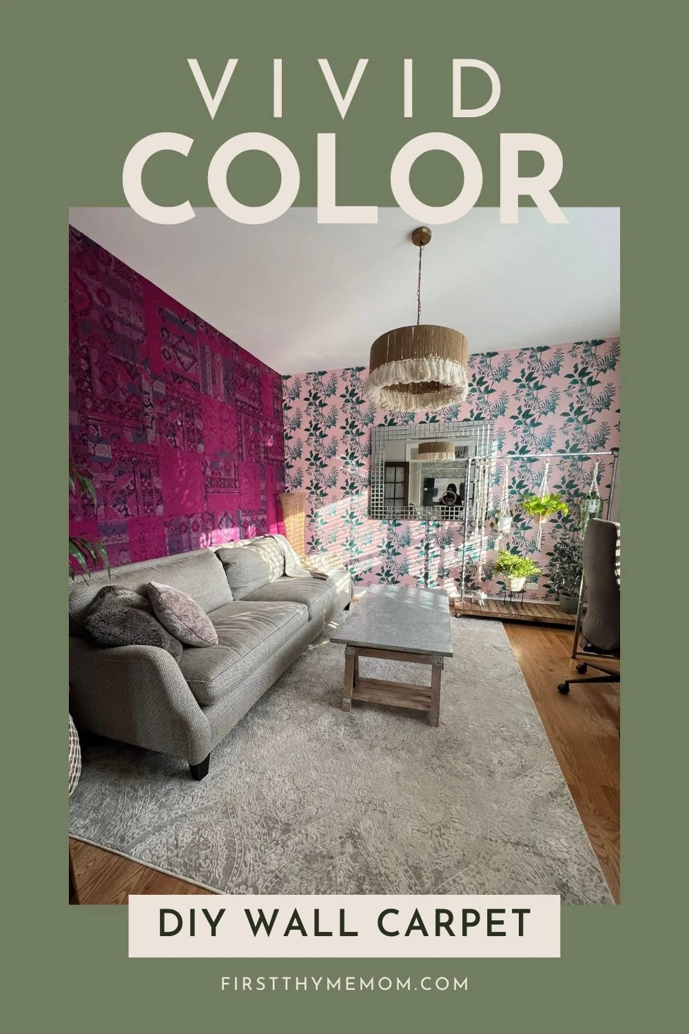 How To Carpet A Wall — First Thyme Mom