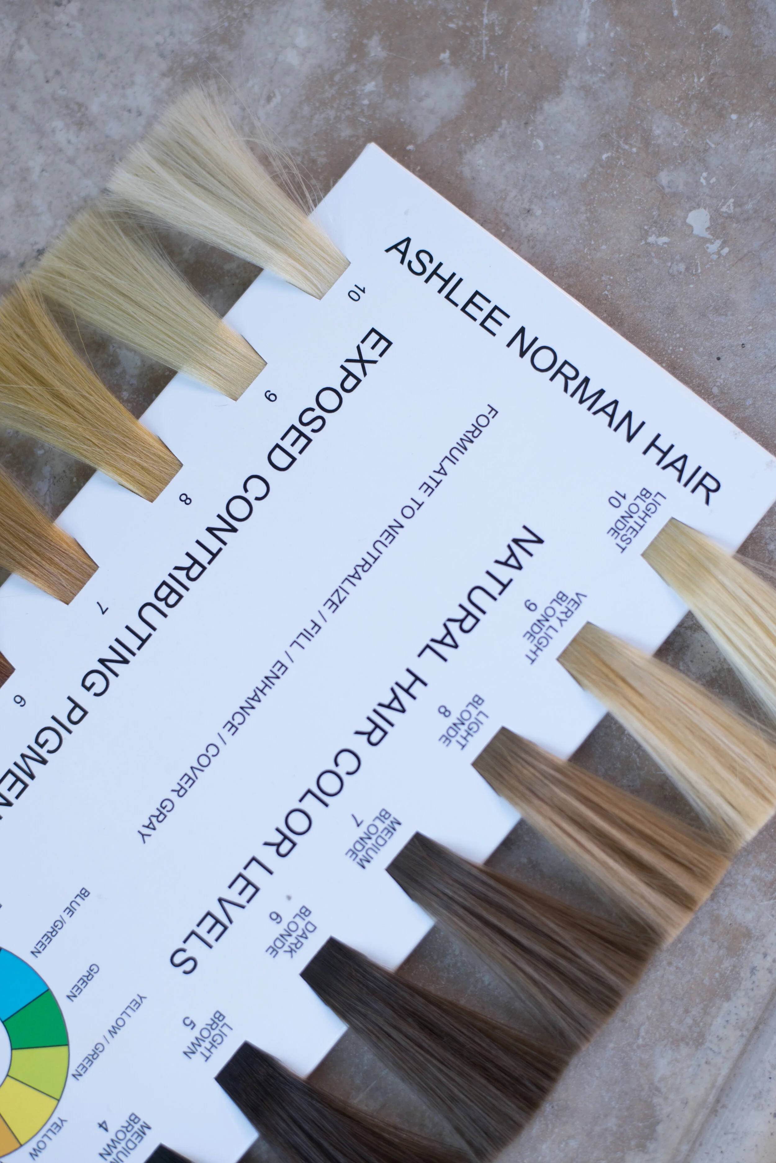 Consultation & Formulation Swatch Card — ASHLEE NORMAN HAIR
