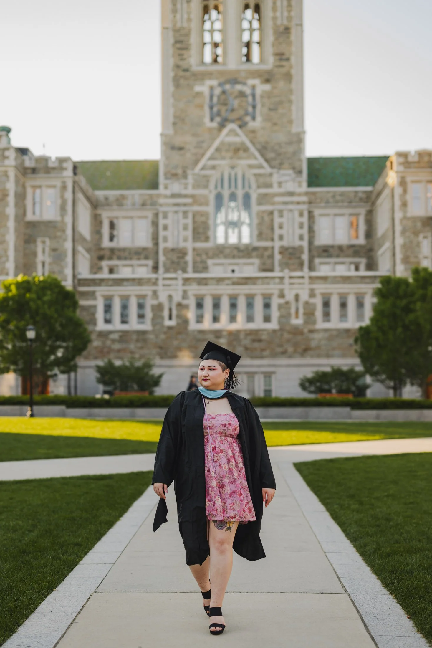 Amanda Macchia Photography | Colorful Spring Boston College Graduation ...