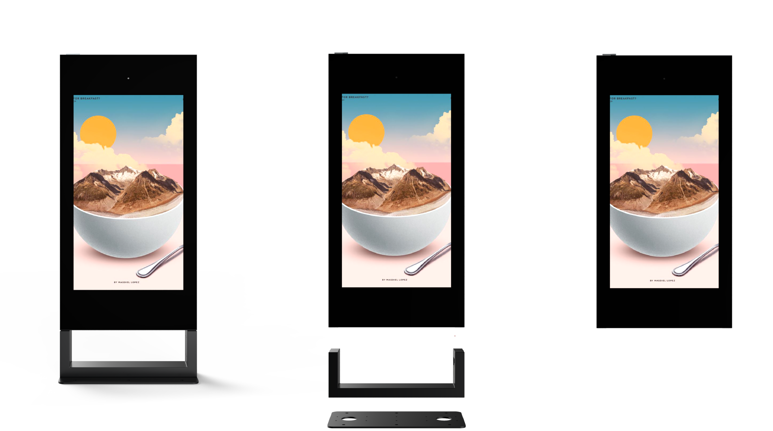 Single Sided Air Cooled Display-Classic Design — Keewin Display