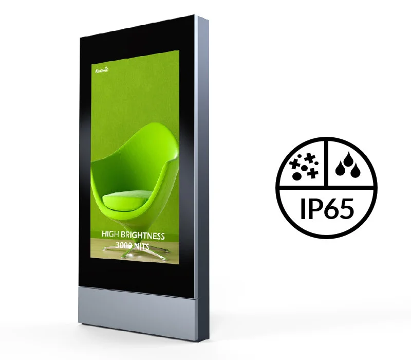 75inch Fully Outdoor Digital Kiosk — Keewin Display