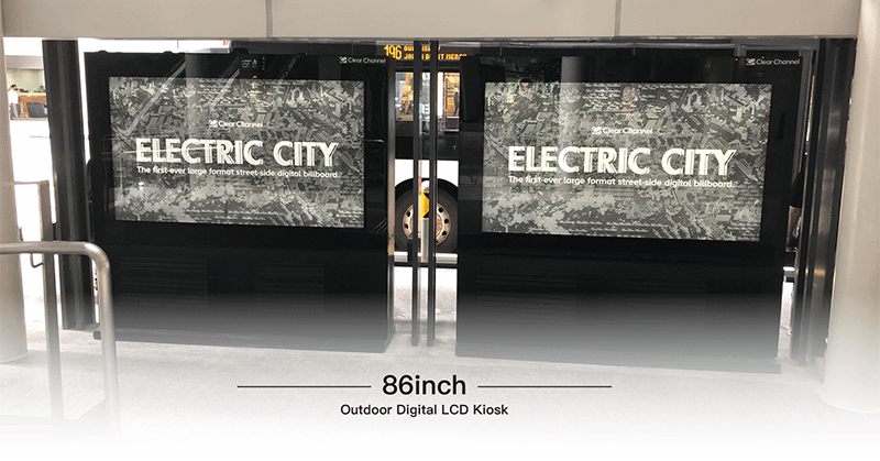 Digital Transit LCD Kiosk — Keewin Display
