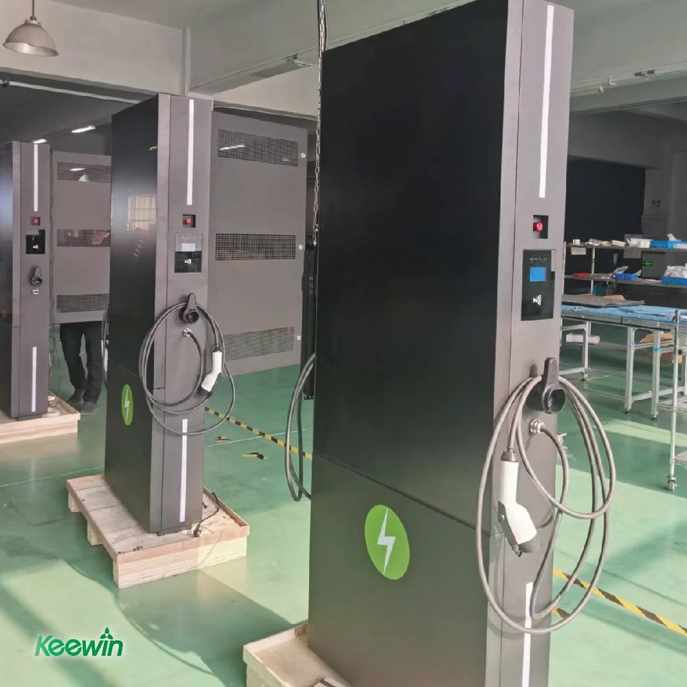 55 inch Outdoor EV Charging Post-IP66-dual side — Keewin Display