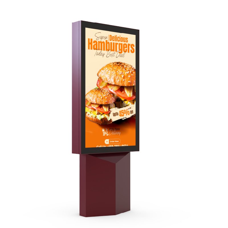 Outdoor LED Advertising Kiosk — Keewin Display