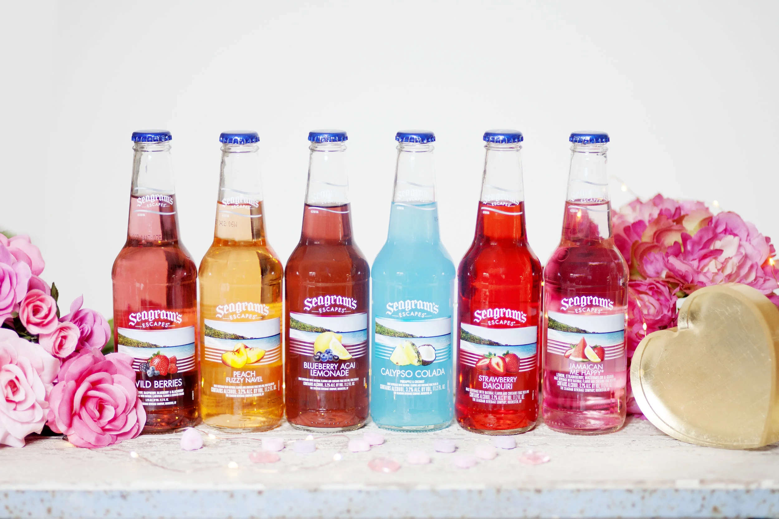 Fall in Love with Seagram's Escapes Valentine's Day Cocktails — THE ...