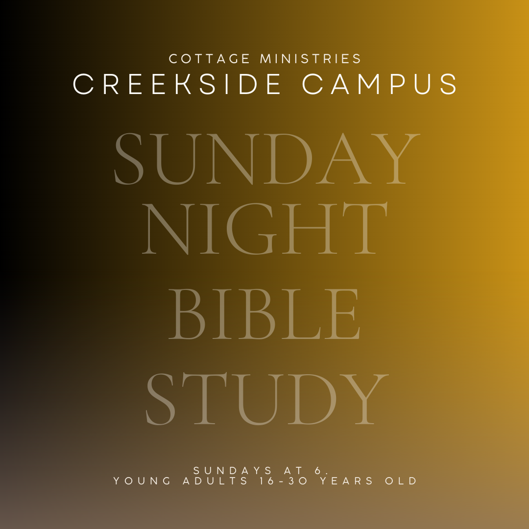 Sunday Night Bible Study
