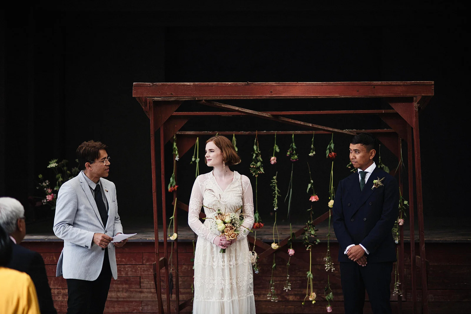 En kombination av trädgårdsbröllop och stadsbröllop: Malin + Alex