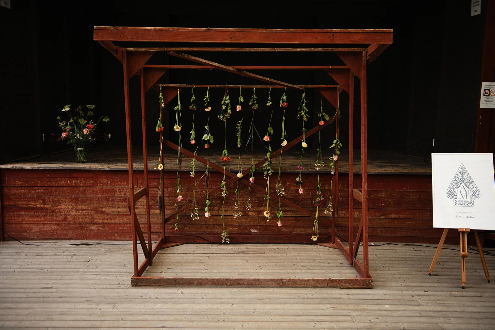 En kombination av trädgårdsbröllop och stadsbröllop: Malin + Alex