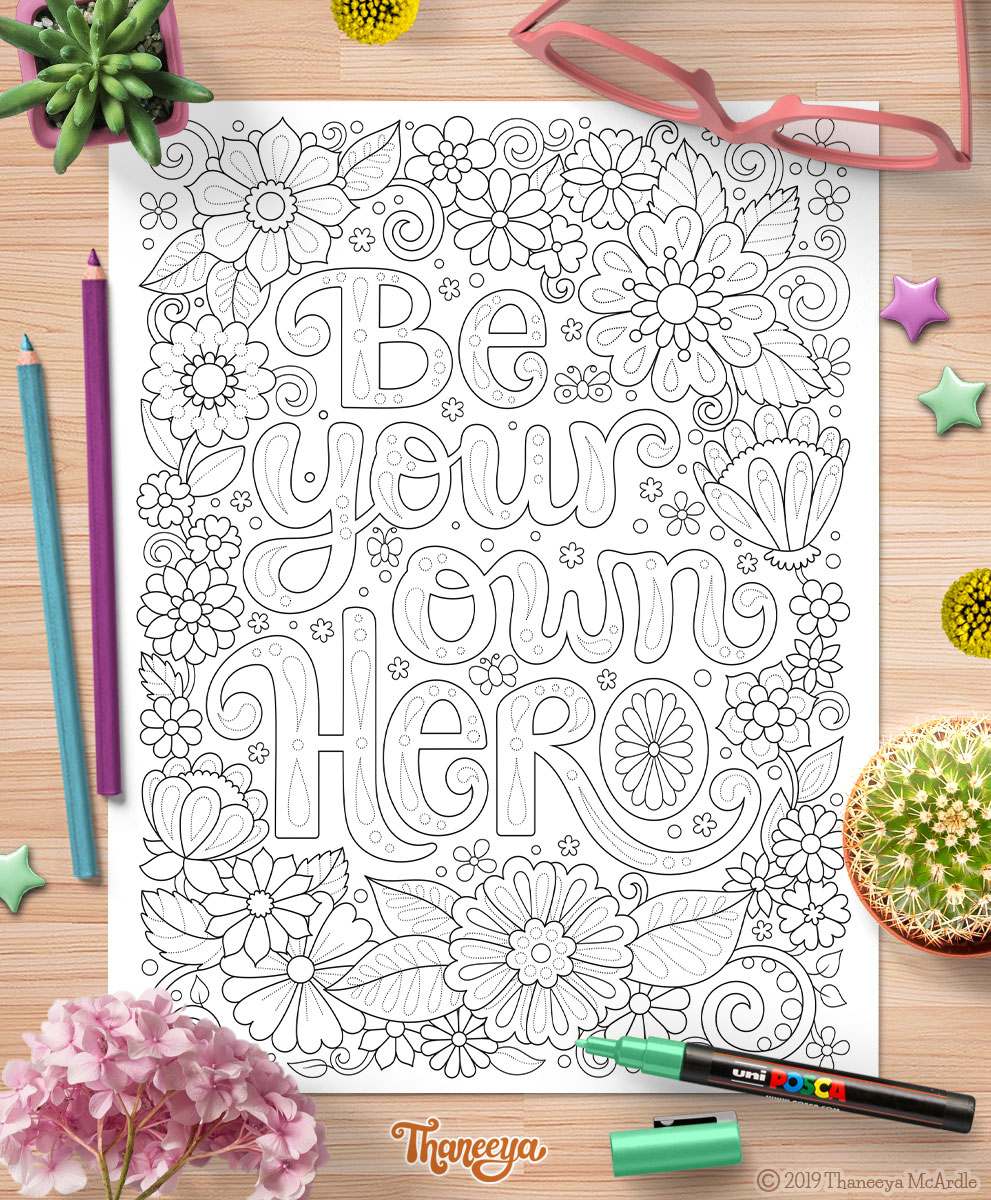 Live a Colorful Life Coloring Book by Thaneeya McArdle — Thaneeya.com