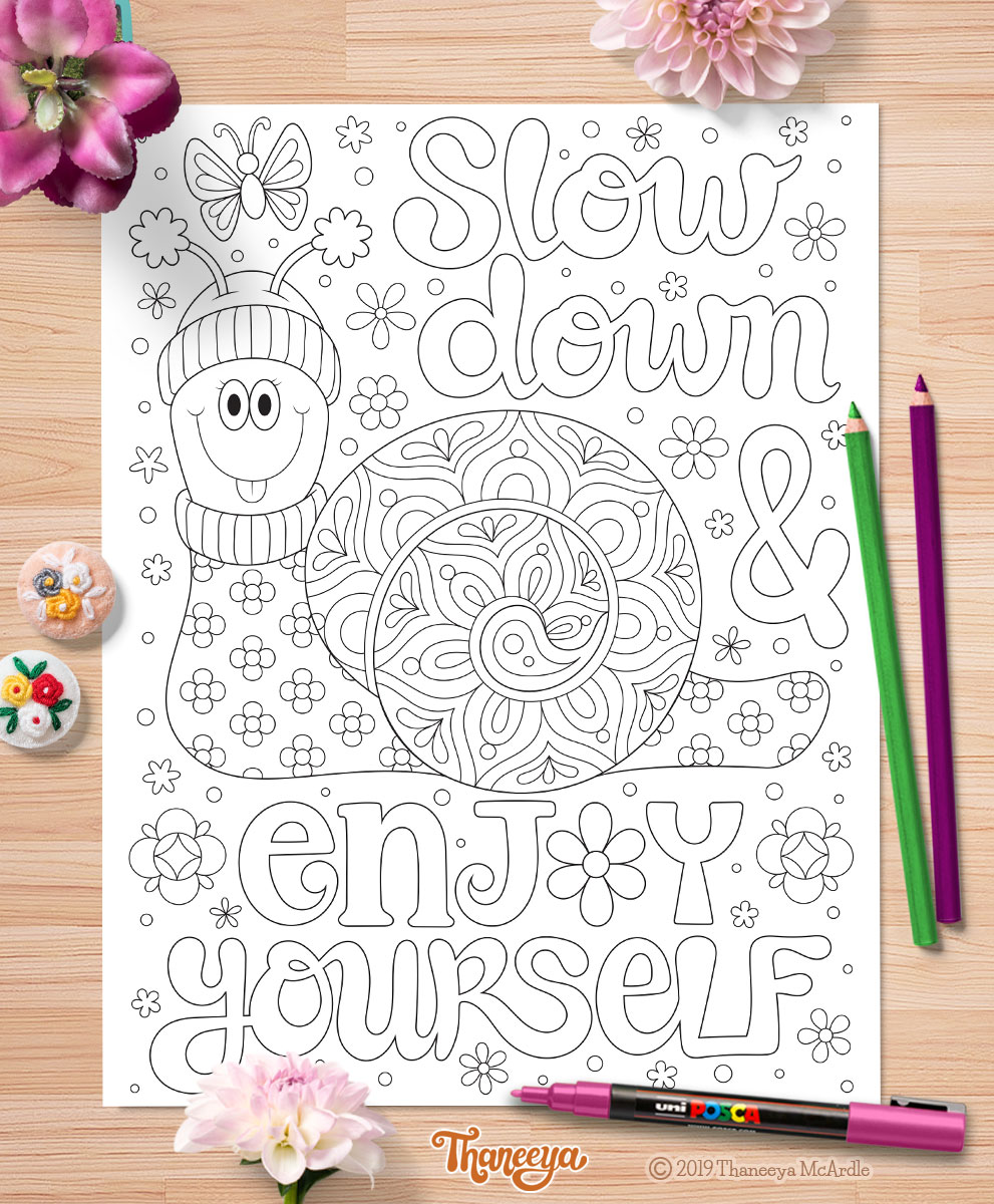 Live a Colorful Life Coloring Book by Thaneeya McArdle — Thaneeya.com