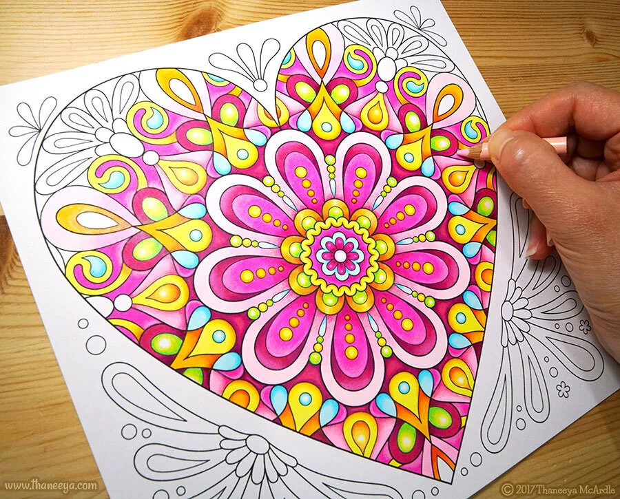 Power of Love Coloring Book by Thaneeya McArdle — Thaneeya.com