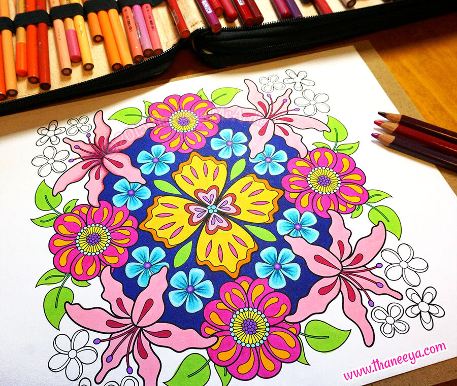 Flower Mandalas Coloring Book by Thaneeya McArdle — Thaneeya.com