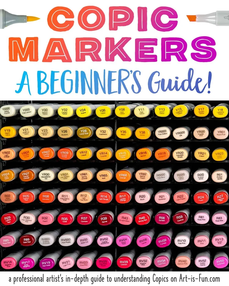 Intro to Copic Markers - A Detailed Beginner's Guide to Copics ...