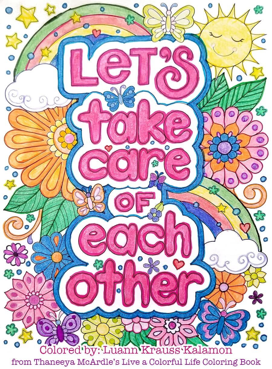 Live a Colorful Life Coloring Book by Thaneeya McArdle — Thaneeya.com