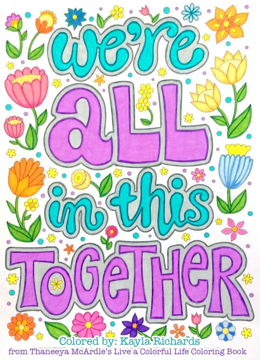 Live a Colorful Life Coloring Book by Thaneeya McArdle — Thaneeya.com