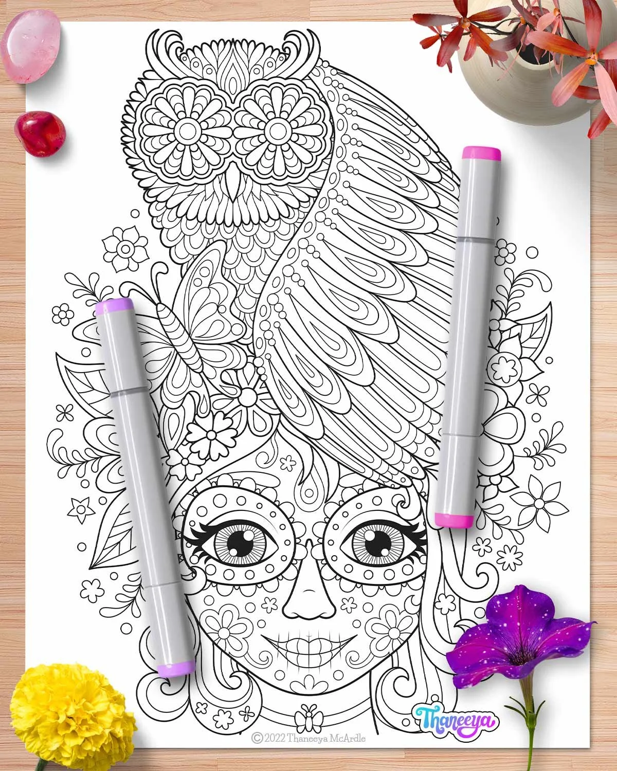 Ultimate Day of the Dead Coloring Book by Thaneeya McArdle - 84 Día de ...