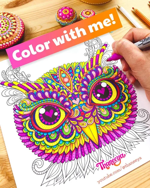 Easy Adult Coloring Techniques for Markers and Colored Pencils ...