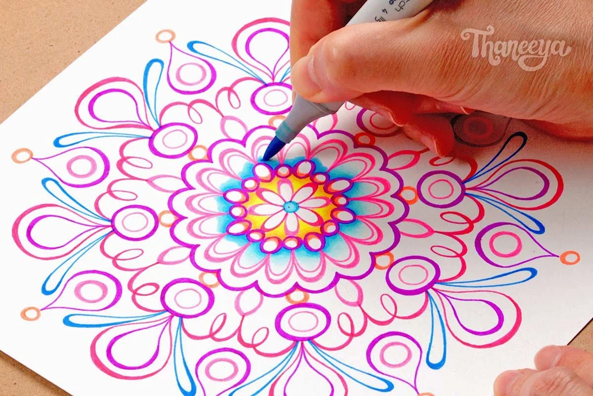 How to Draw a Mandala: Easy Step-by-Step Tutorial for Beginners ...