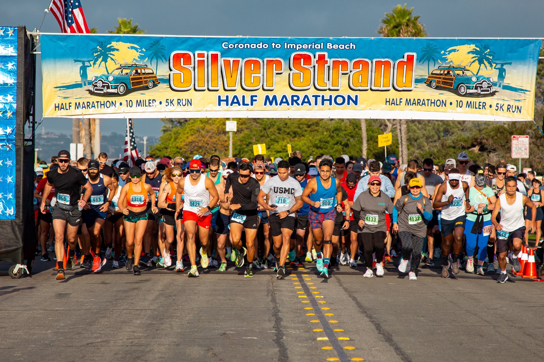 Silver Strand Half Marathon, 10 Miler, 12K and 5k