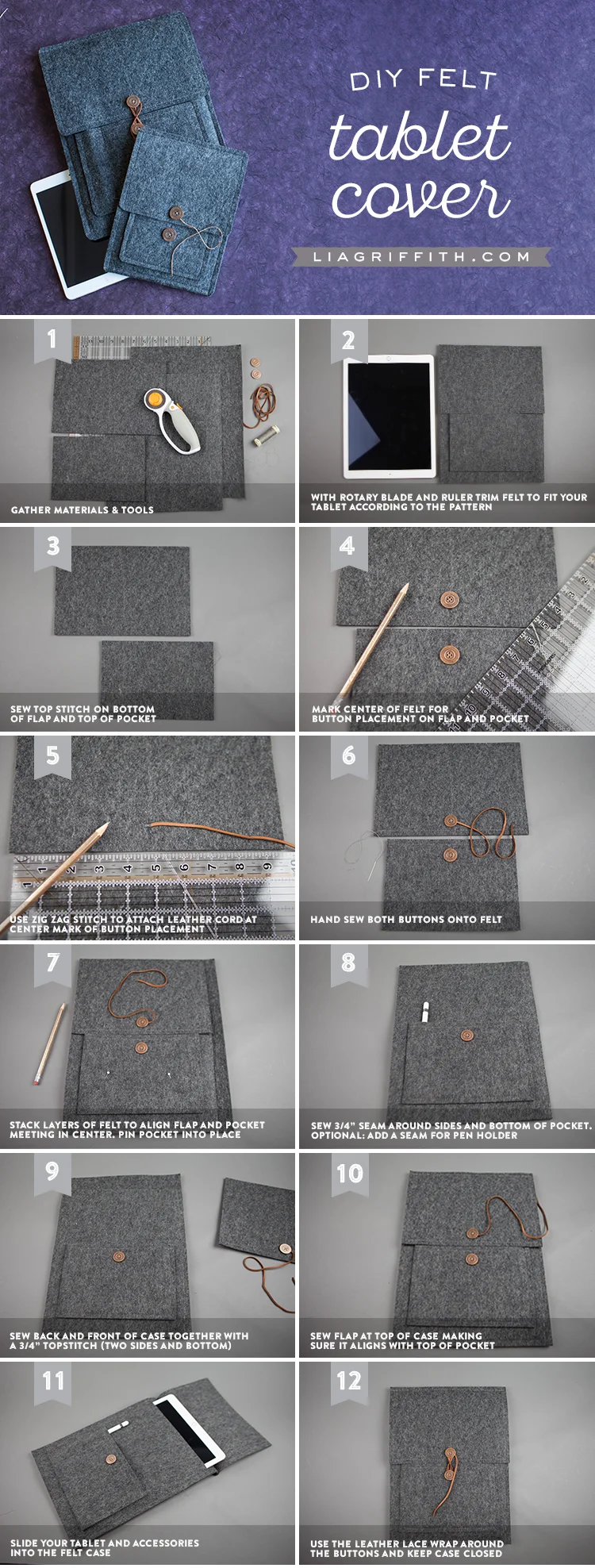 Diy Tablet Case Tutorial