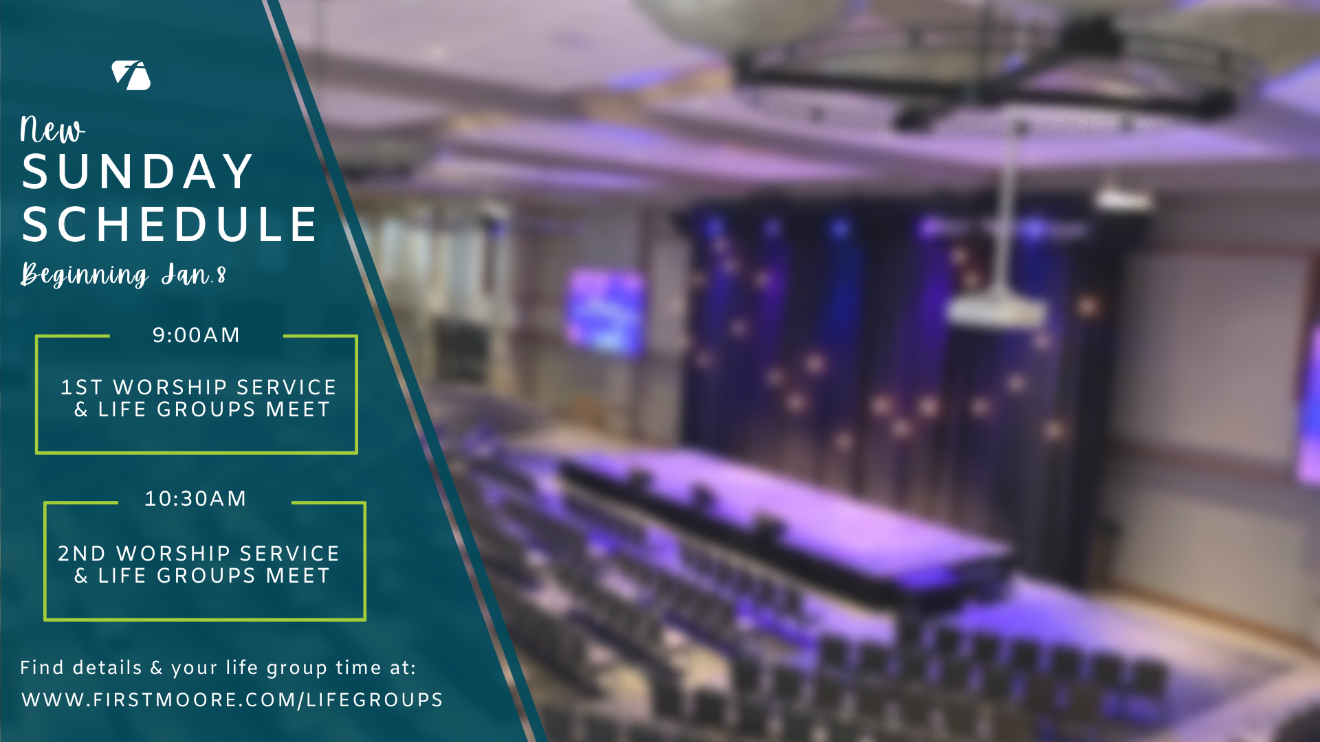 Reminder: New Sunday Schedule — First Moore Baptist Church