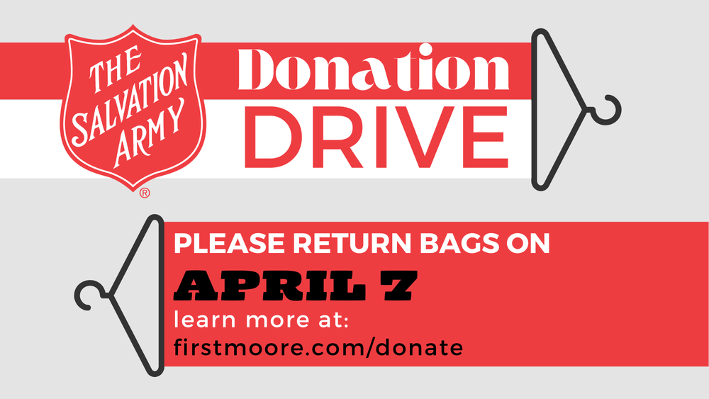 Salvation Army Donation Drive — First Moore Baptist Church