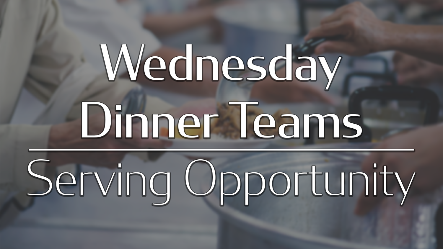 Wednesday Dinner Teams — First Moore Baptist Church