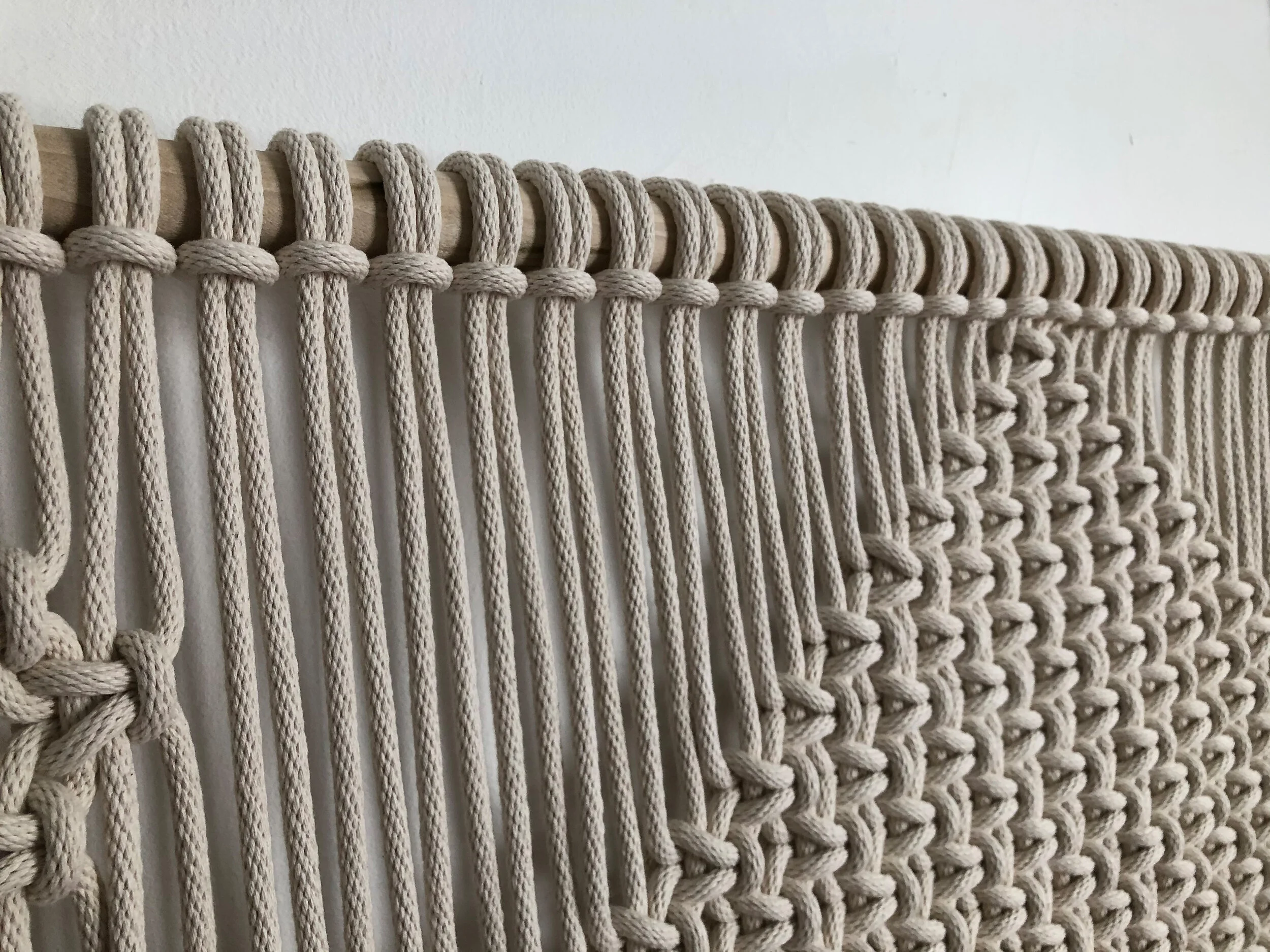 MACRAME HEADBOARD 12' — MACRO MACRAMÉ