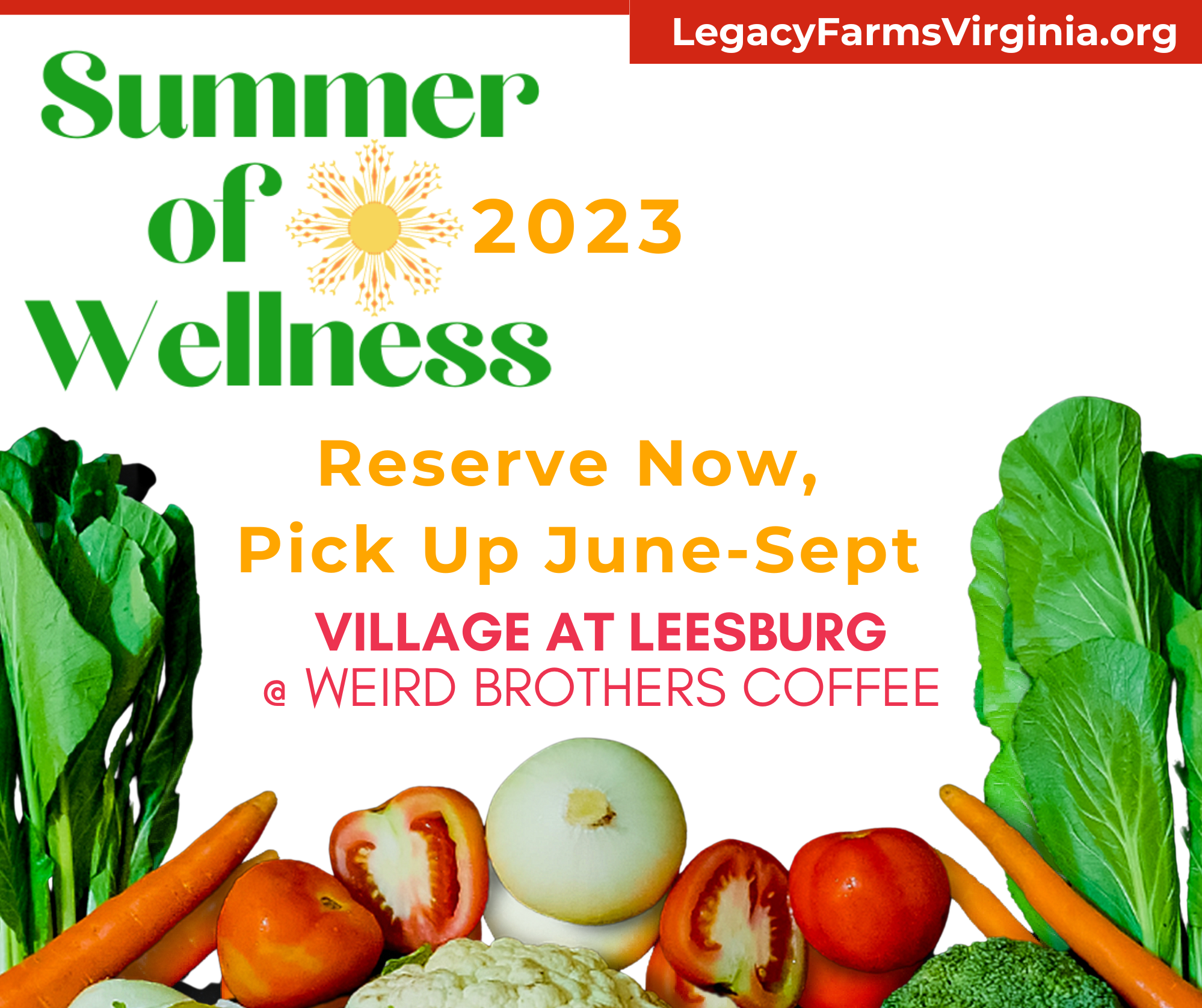 Summer of Wellness Culinary Partners CSA