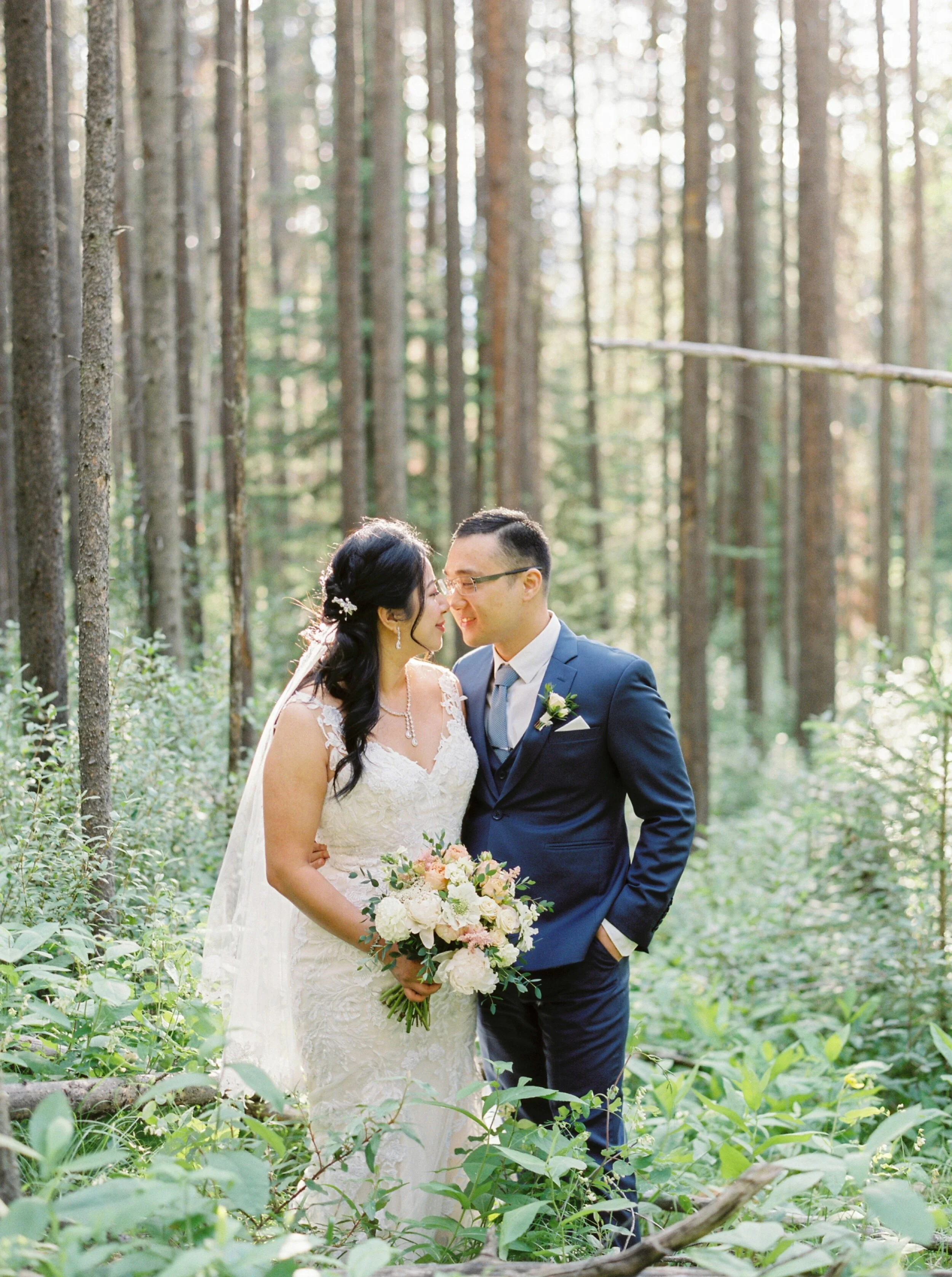 Banff Wedding Portraits — Calgary Wedding Photographers | Justine ...