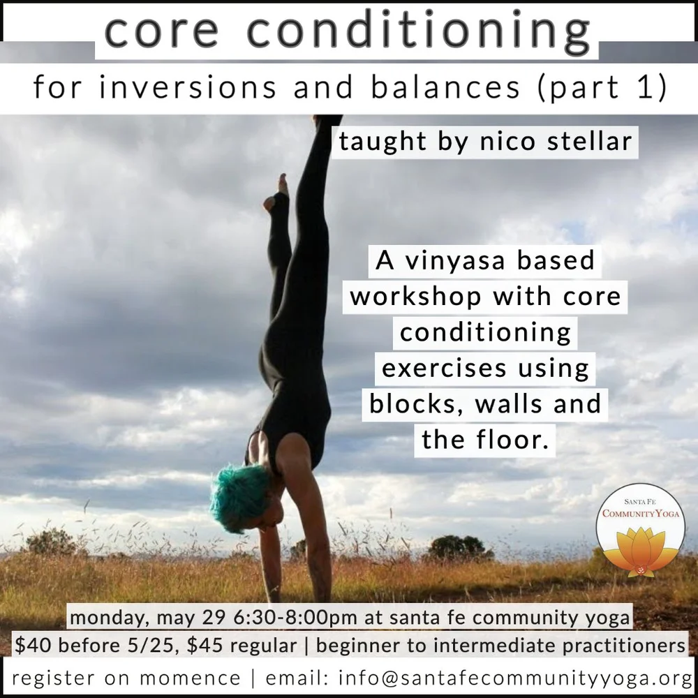 Core Conditioning For Inversions and Balances - Part 1 — Santa Fe ...