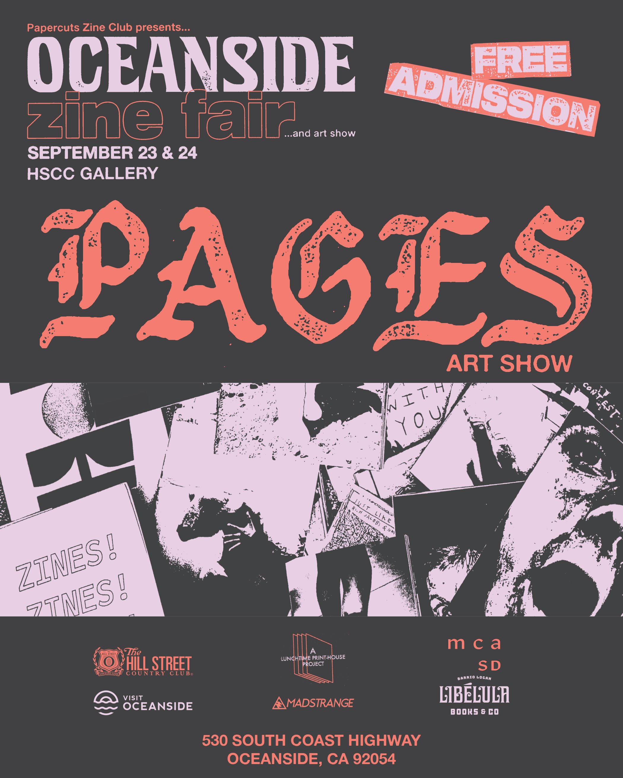 OCEANSIDE ZINE FAIR — The Hill Street Country Club