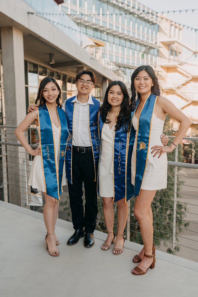 Sandy, Josephine, Chelsea, and Hayden UCI 2022 Graduation Portraits | H ...