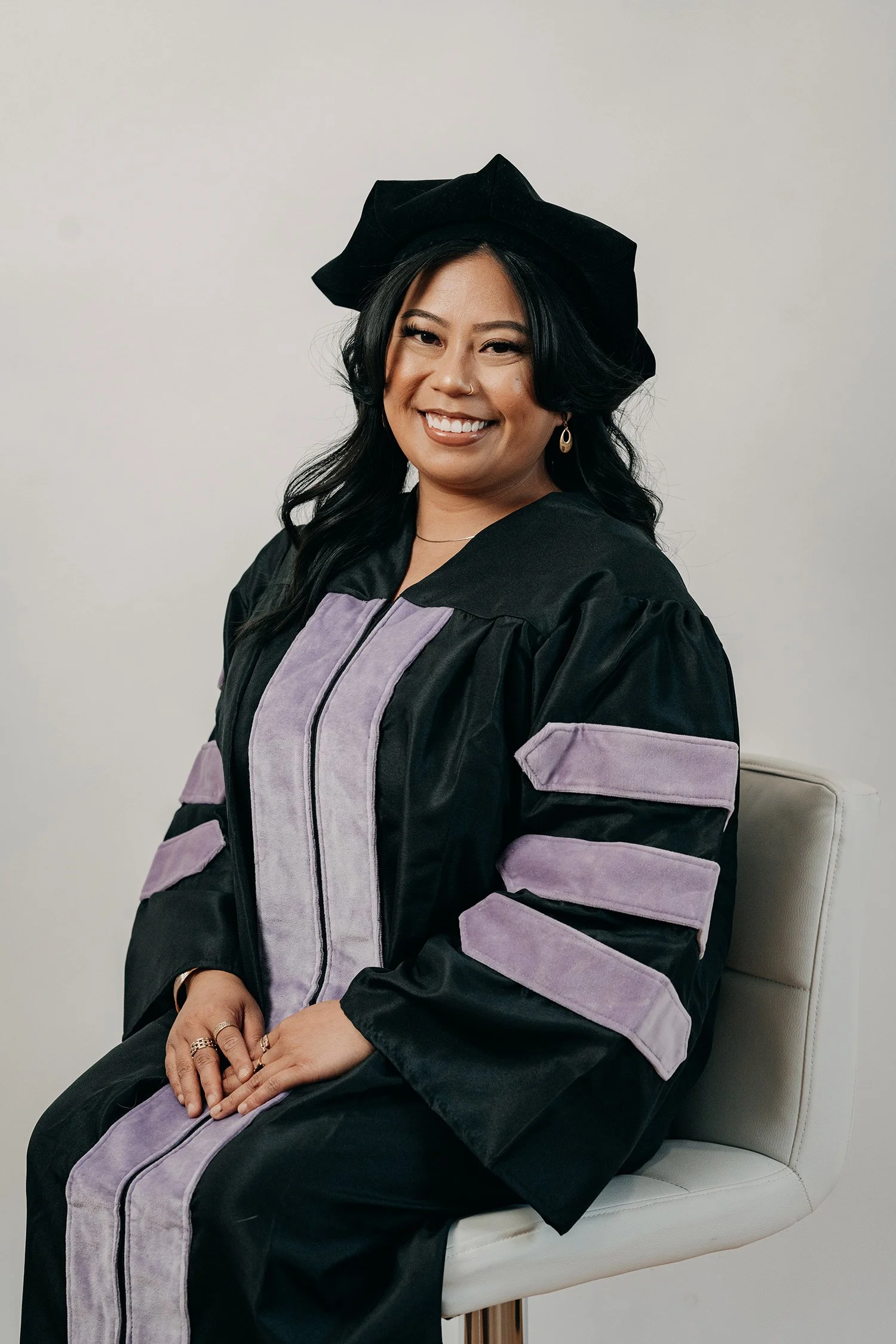 Kylee Western University Studio & Outdoor Graduation Portraits | Lacy ...