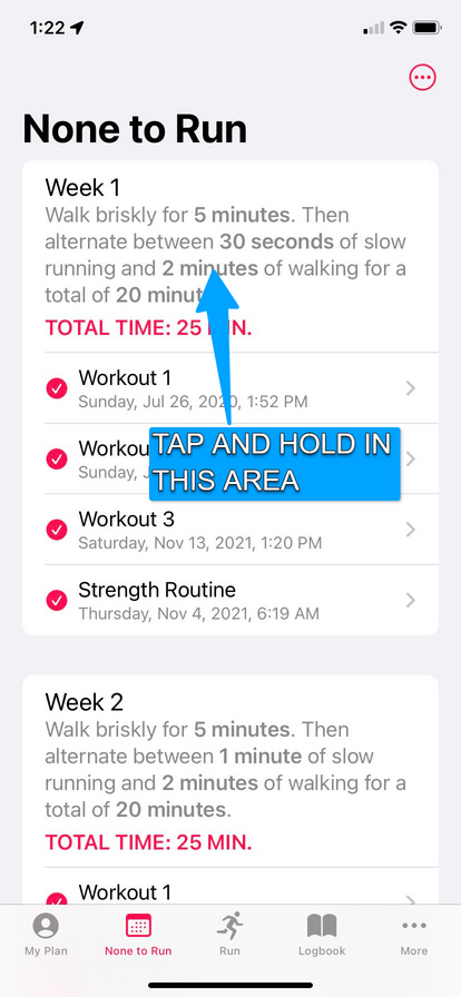 When Should I Repeat a Week of None to Run? — None To Run
