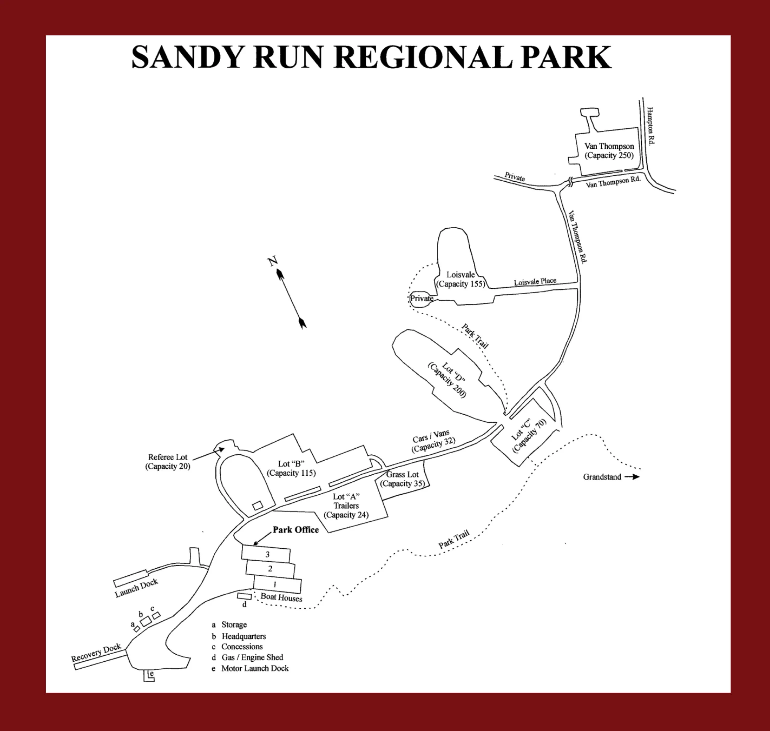 REGATTA PARKING: Sandy Run — Oakton High School Crew