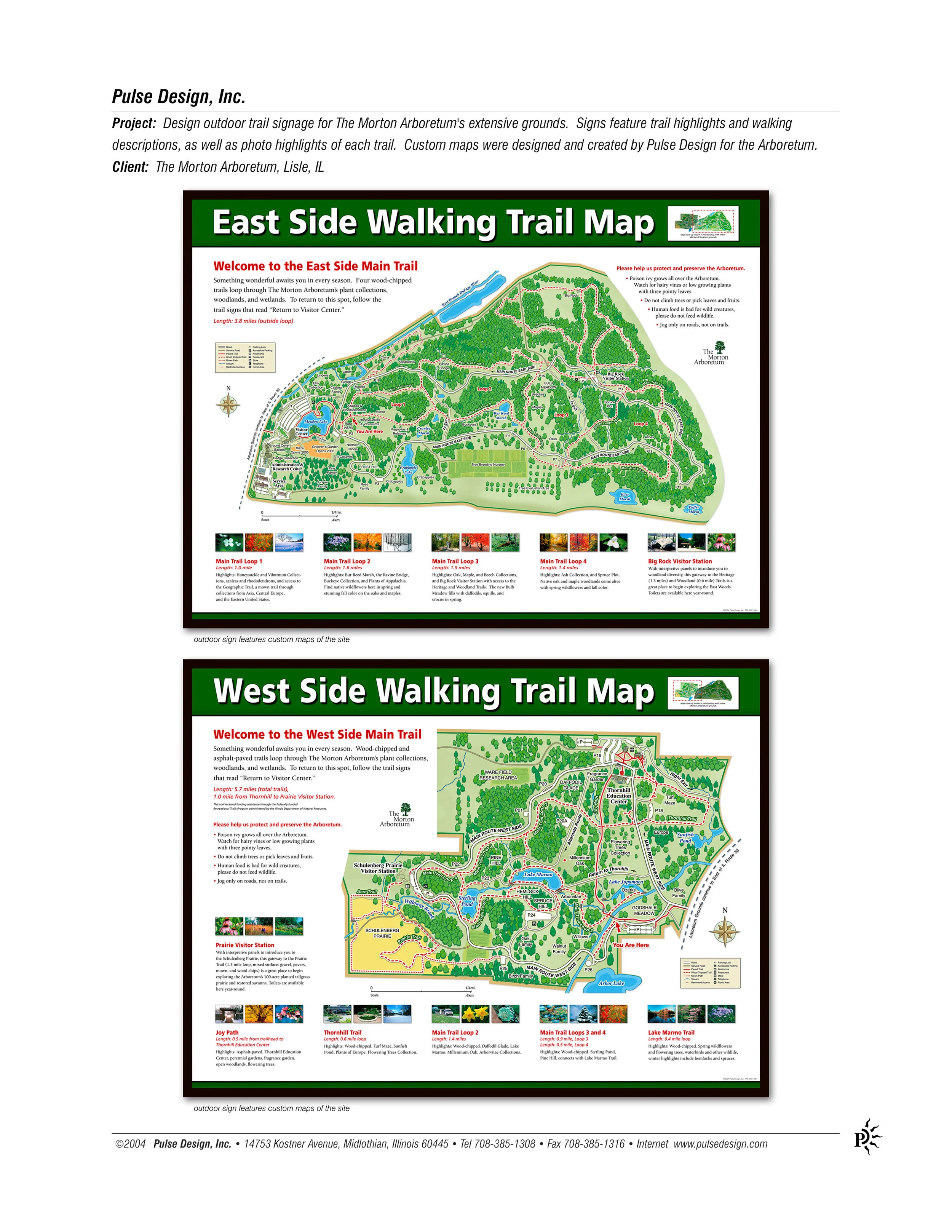 Client Morton Arboretum 1 — Pulse Design Outdoor Interpretive Signs