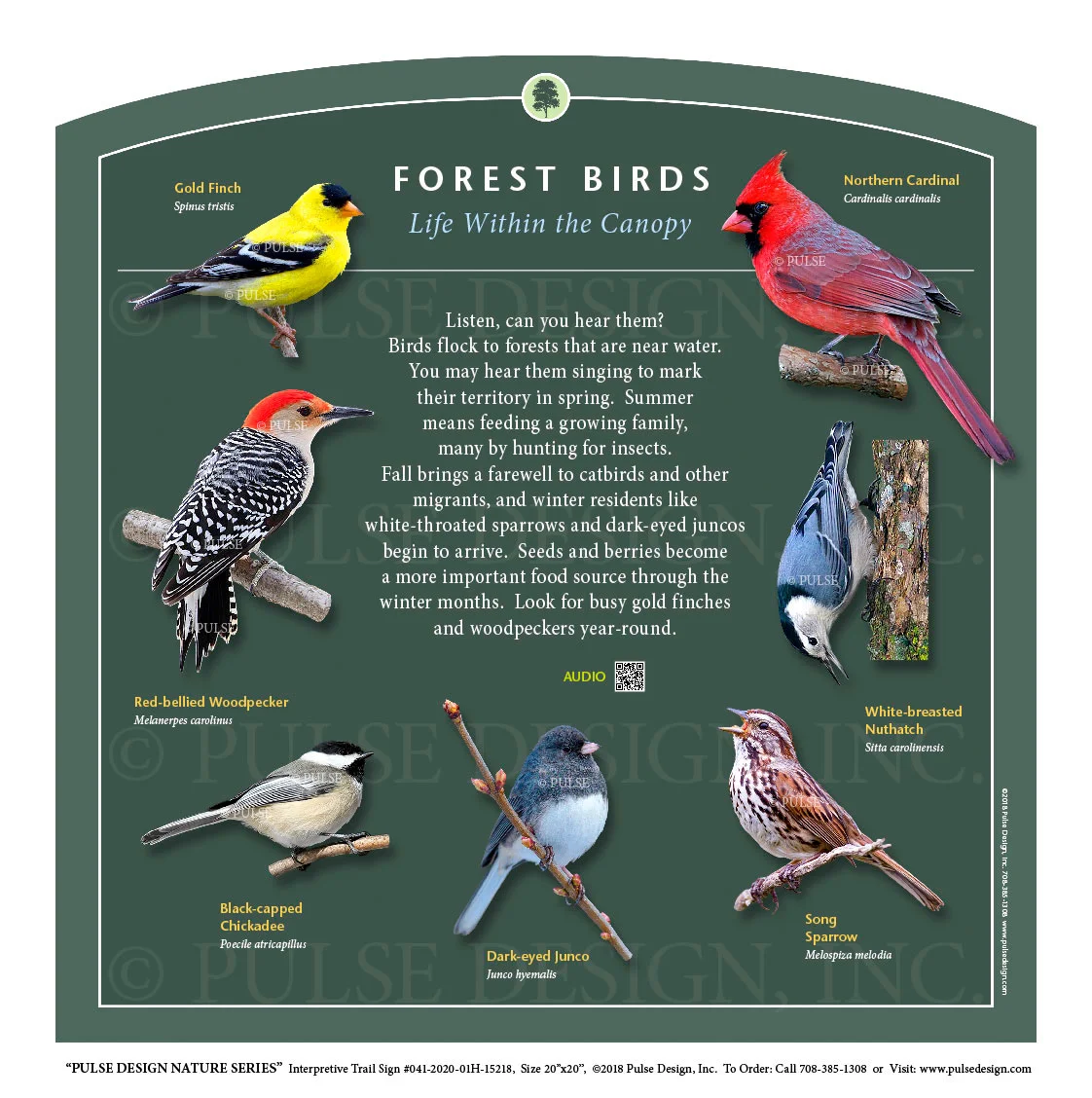 Outdoor Interpretive Signs Bird Conservation Migratory Songbird Nesting ...