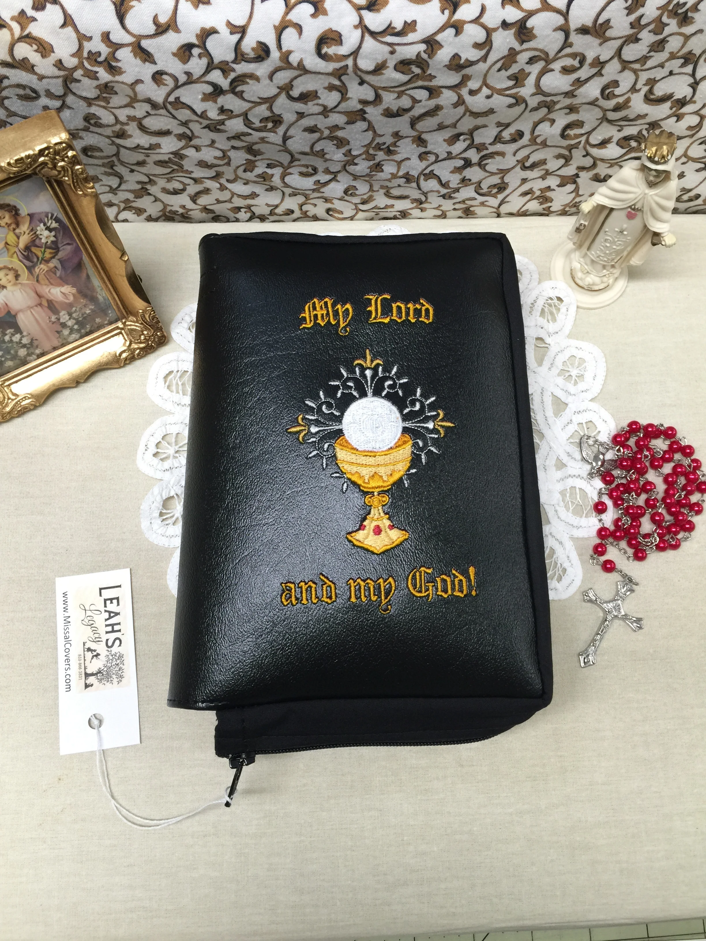 Adorned Eucharist Missal Cover — Custom Missal & Breviary Covers