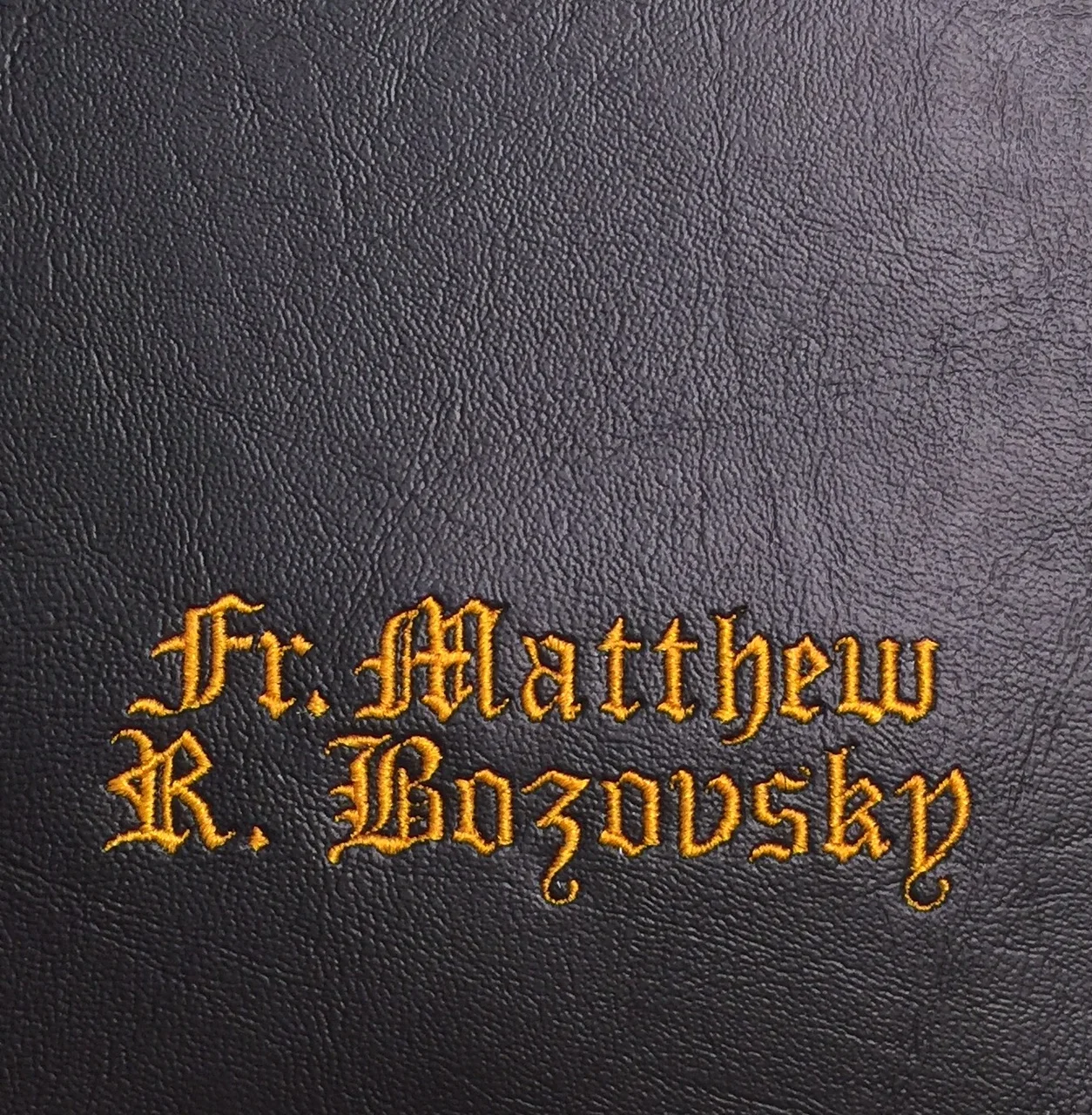 Orthodox Cross Missal Cover — Custom Missal & Breviary Covers