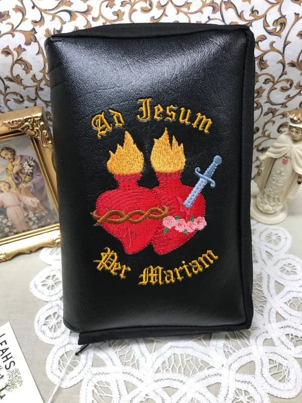 Two Hearts Missal Cover — Custom Missal & Breviary Covers