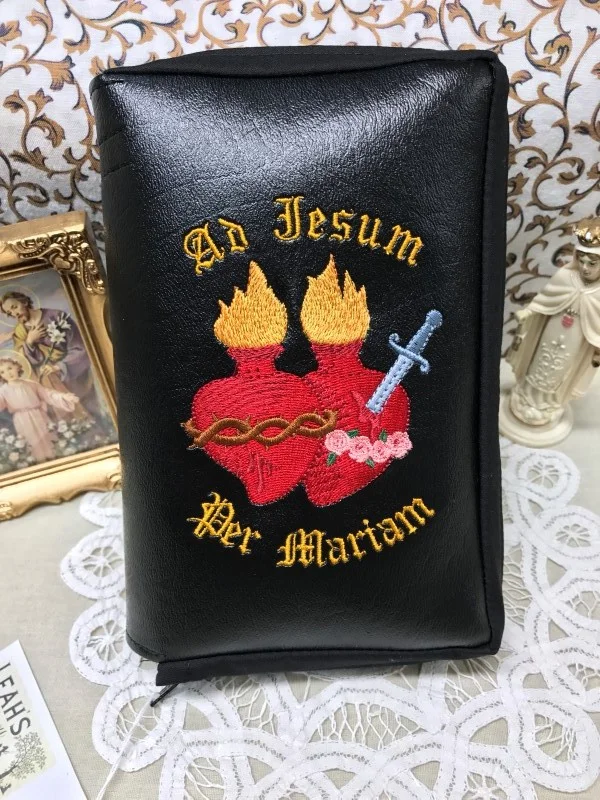 Two Hearts Missal Cover — Custom Missal & Breviary Covers