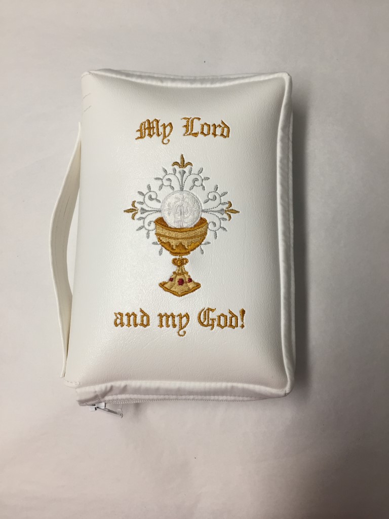 Adorned Eucharist Missal Cover — Custom Missal & Breviary Covers