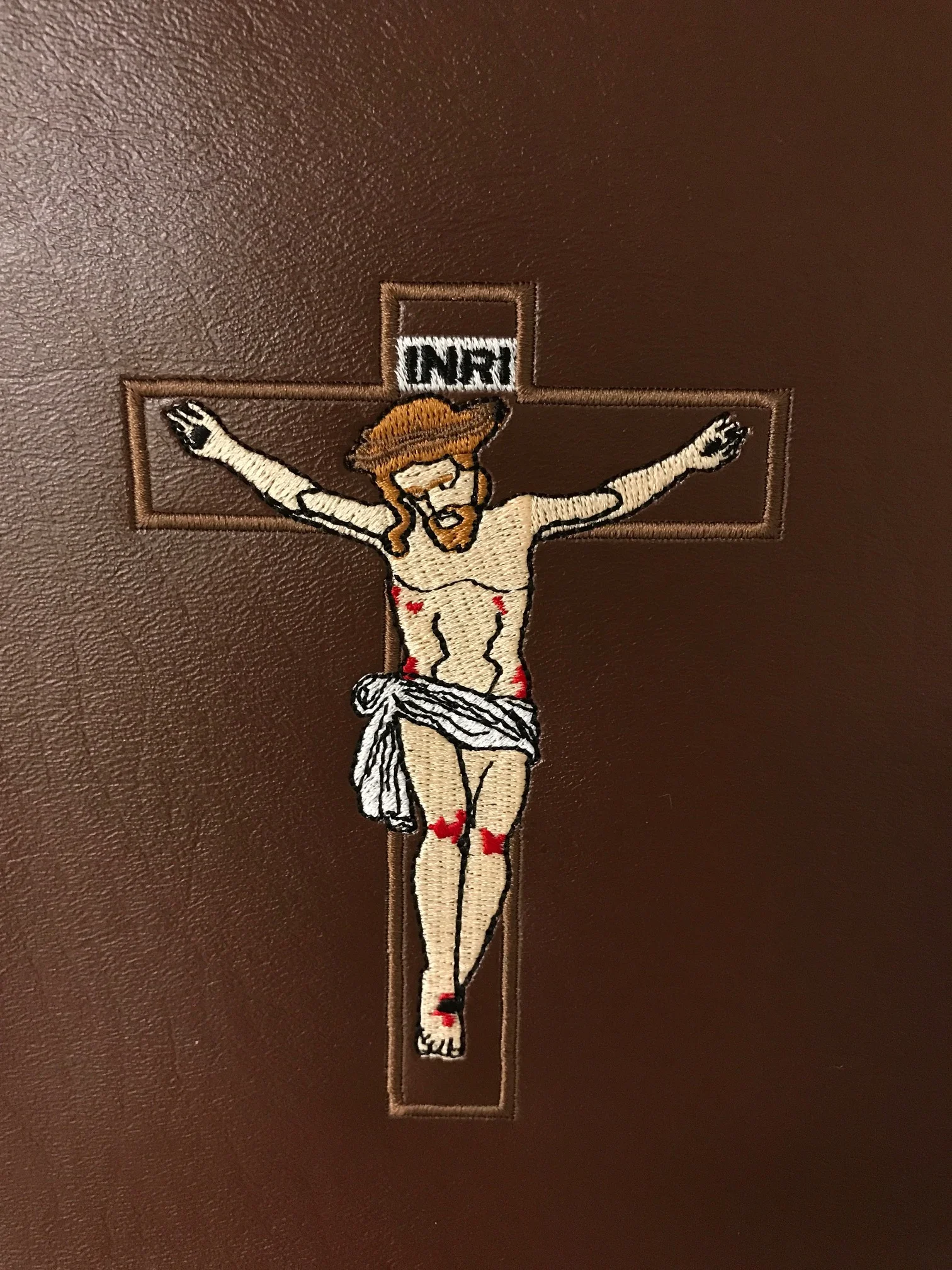 Crucifix Missal Cover — Custom Missal & Breviary Covers