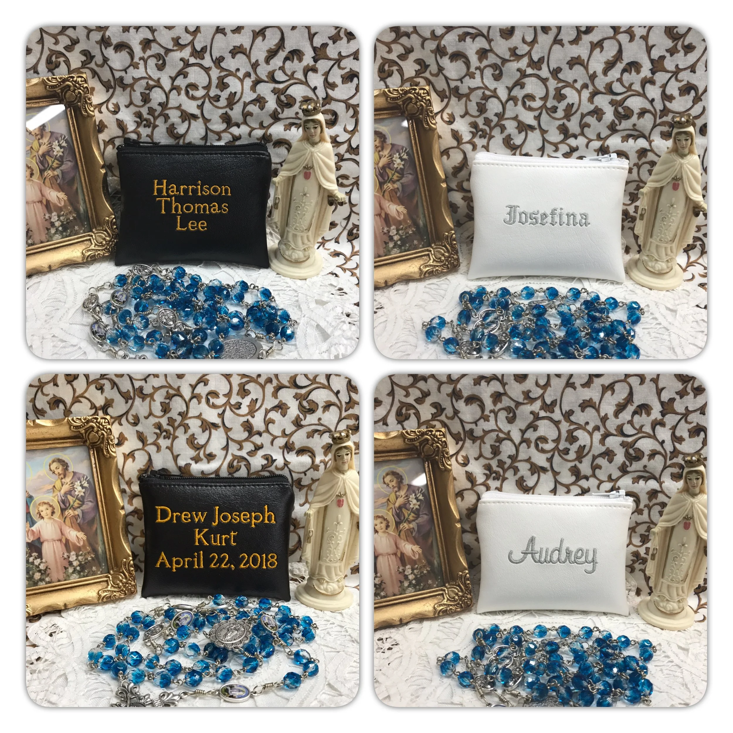Rosary Pouch Page — Custom Missal & Breviary Covers