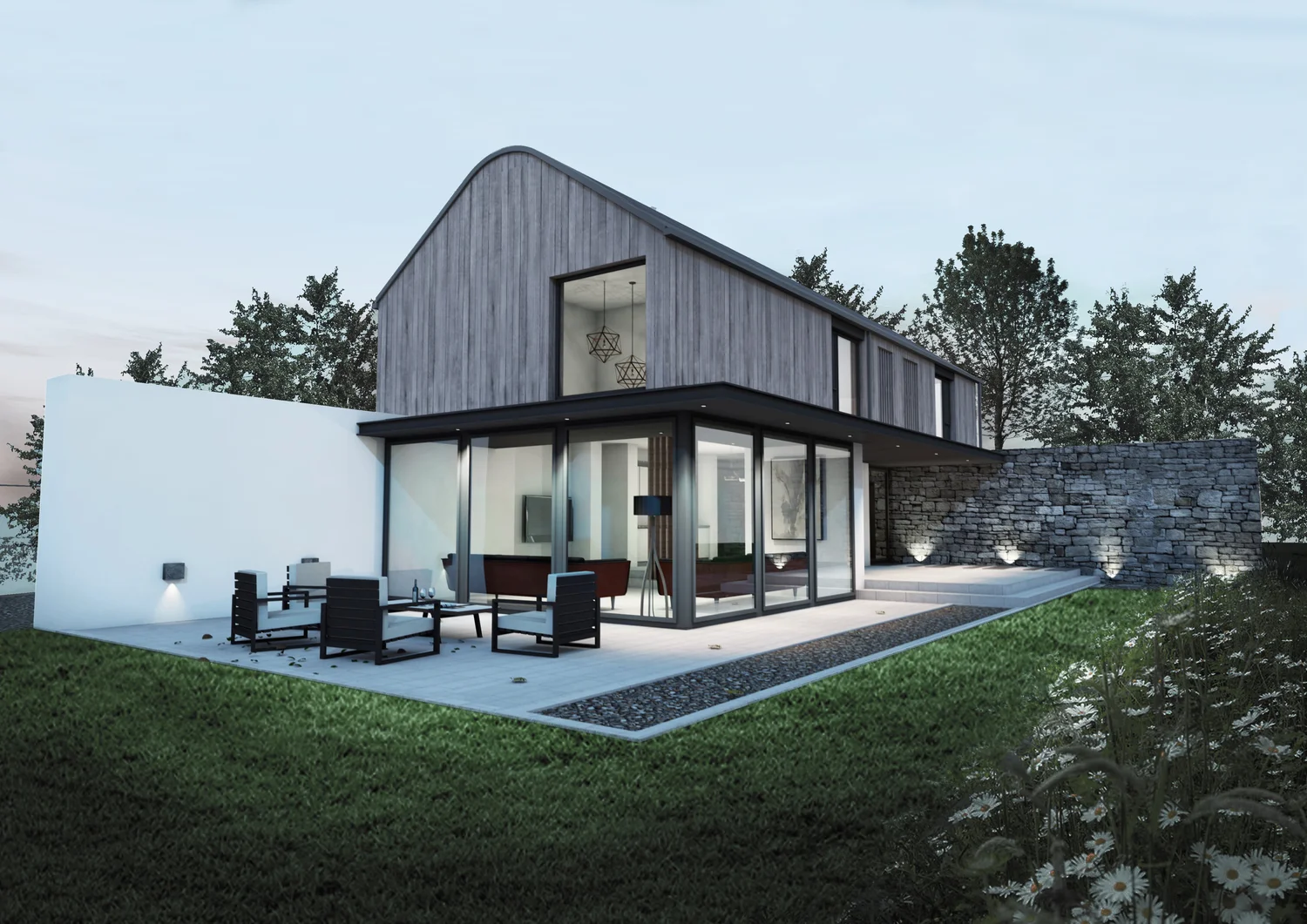NEST Architects - McCRACKEN HOUSE, COOKSTOWN - DWELLING ON A FARM ...