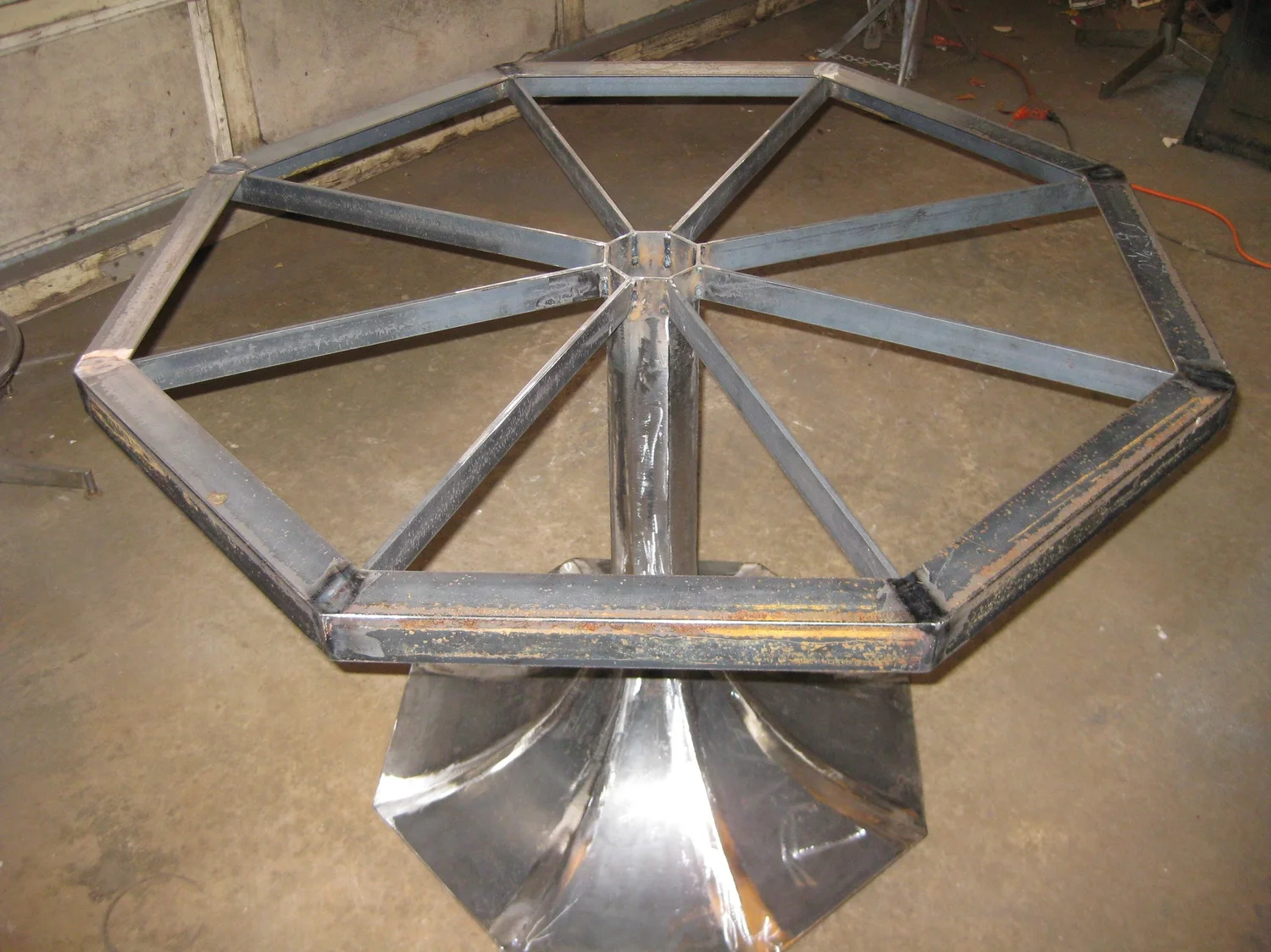 Steel Table Base - Metal custom made — Creative Metal Design