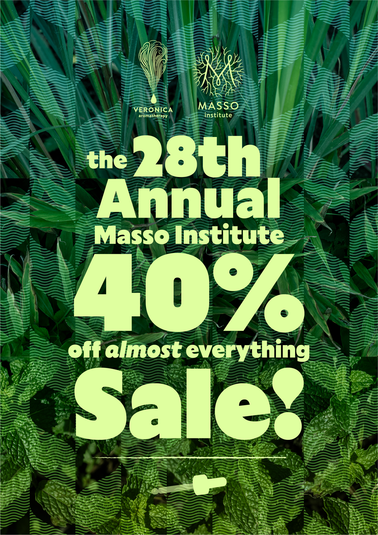 The 28th Annual 40% Off Sale is Now On! — Masso Institute